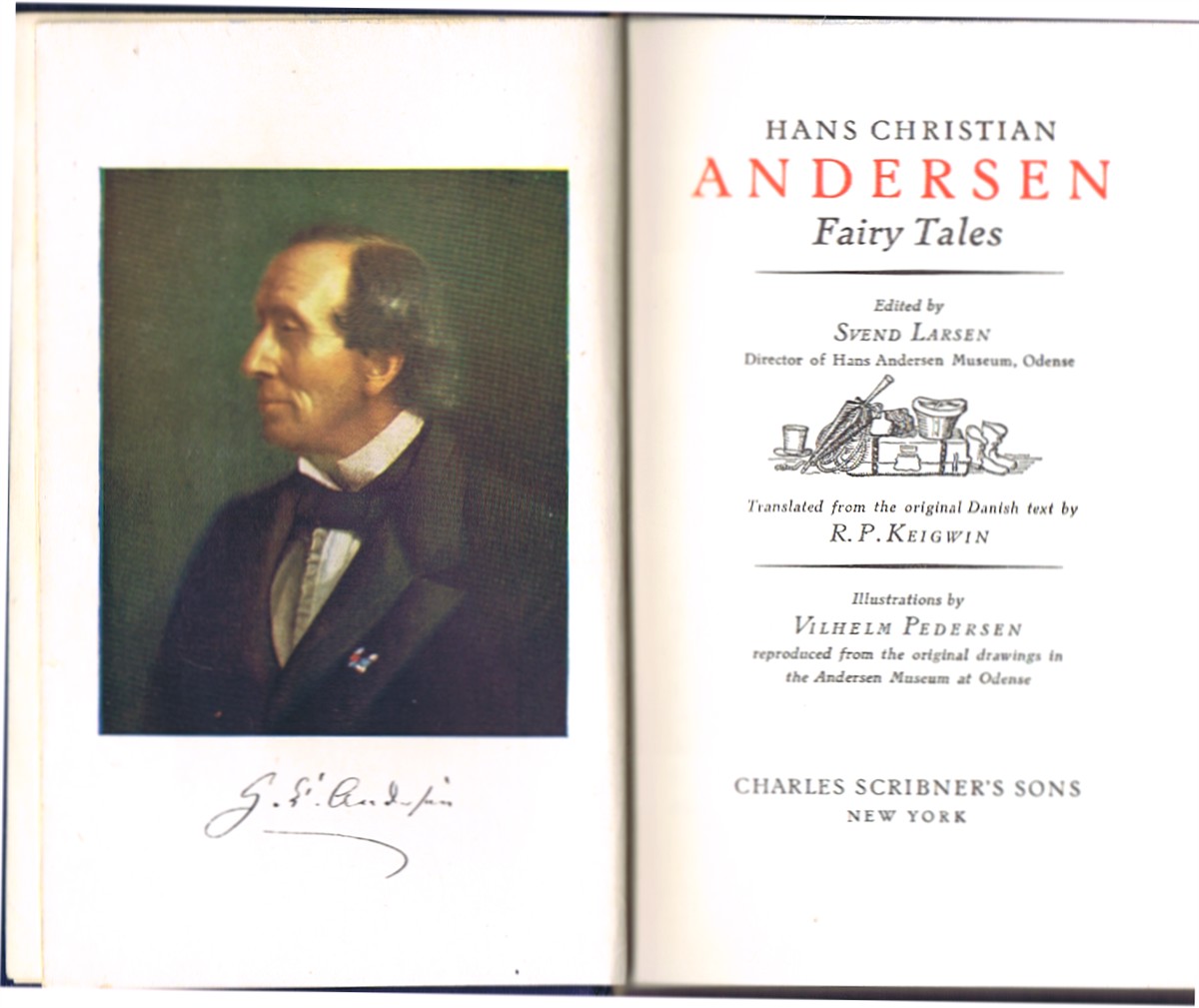 Fairy Tales by Andersen, Hans Christian: Very Good+ Hard Cover First ...