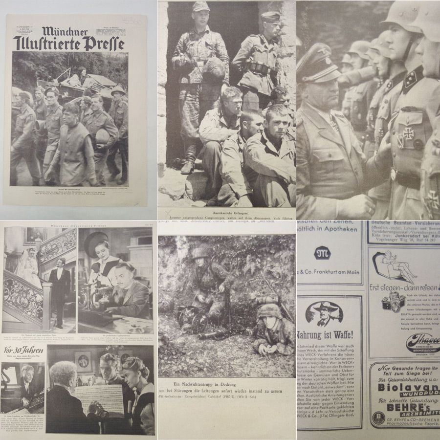 Münchner Illustrierte Presse. 21. Jahrgang 1944, Nr. 27 vom 6. Juli ...