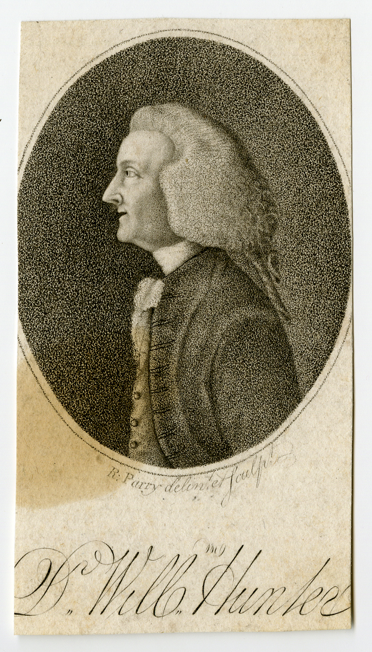Antique Print-Portrait of William Hunter-Physician and anatomist-Parry ...