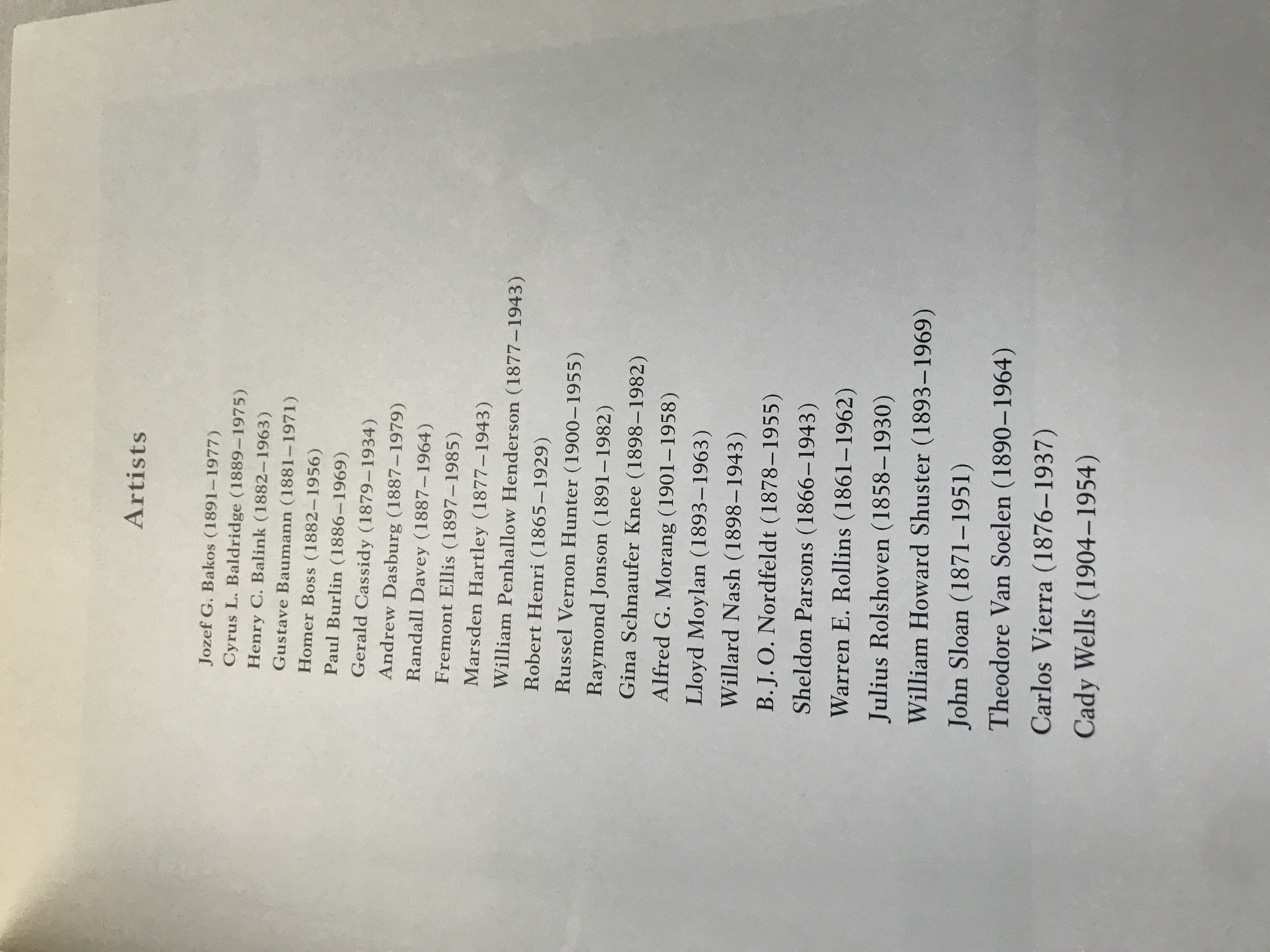 Santa Fe Art Colony, 1900-1942: July 17-August 8, 1987, Gerald Peters ...