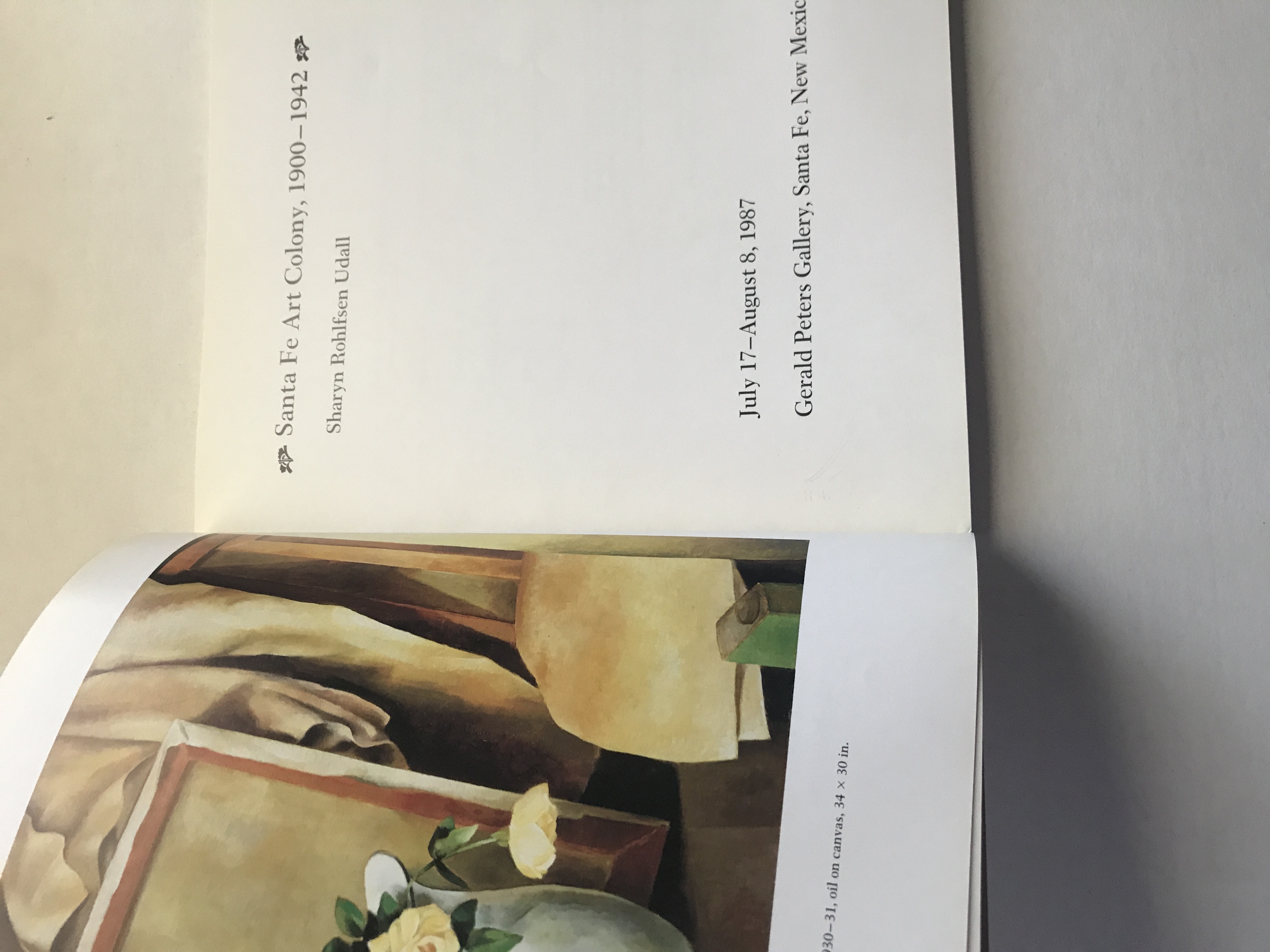 Santa Fe Art Colony, 1900-1942: July 17-August 8, 1987, Gerald Peters ...