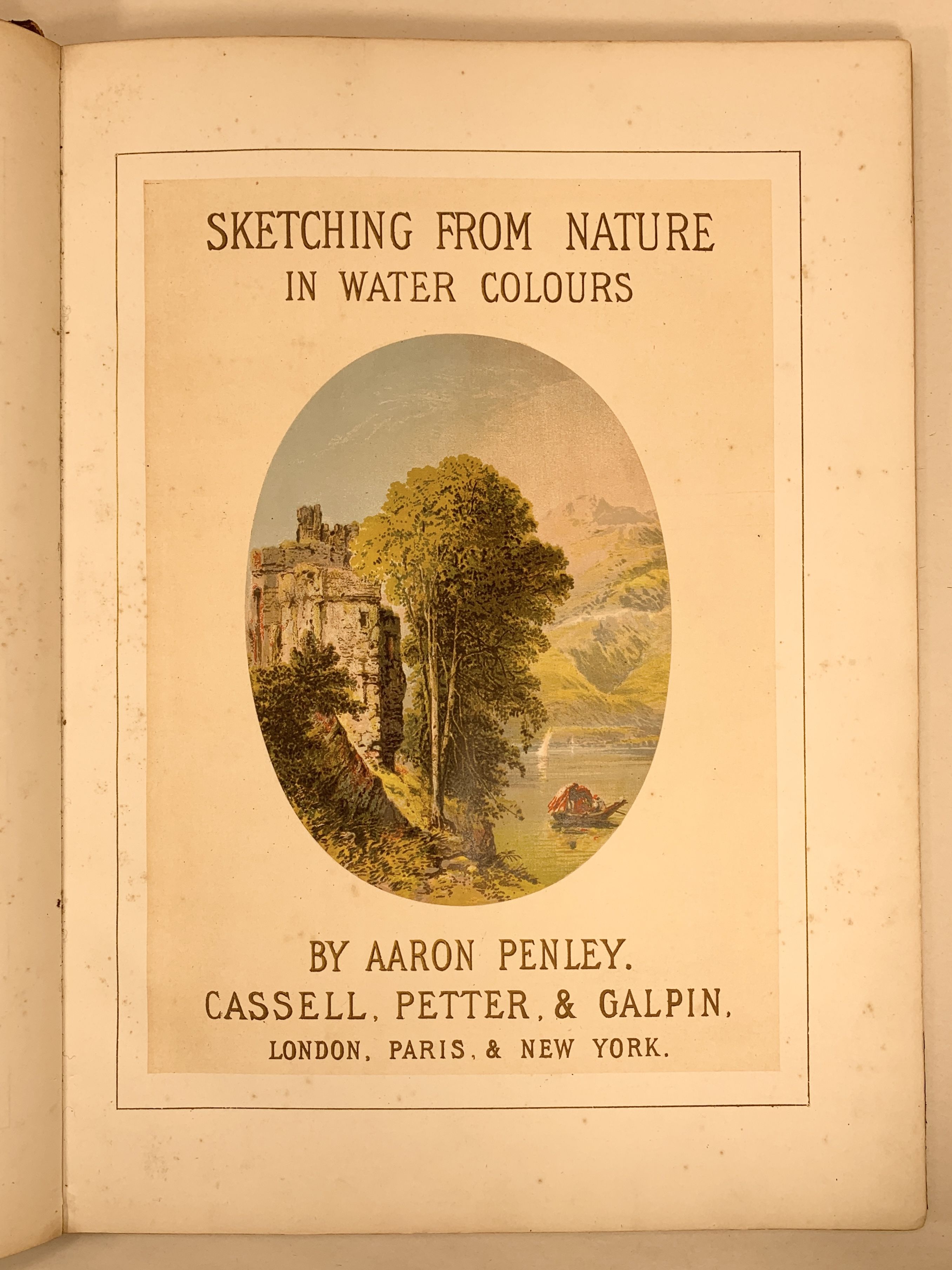 Sketching from Nature in Water Colours by Penley. Aaron: Good Hardcover ...