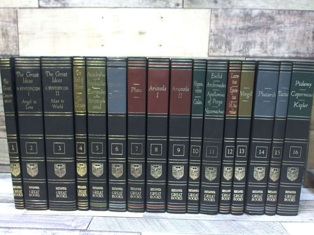 Britannica Great Books of the Western World Set of 54 Hardcovers - 1988 ...