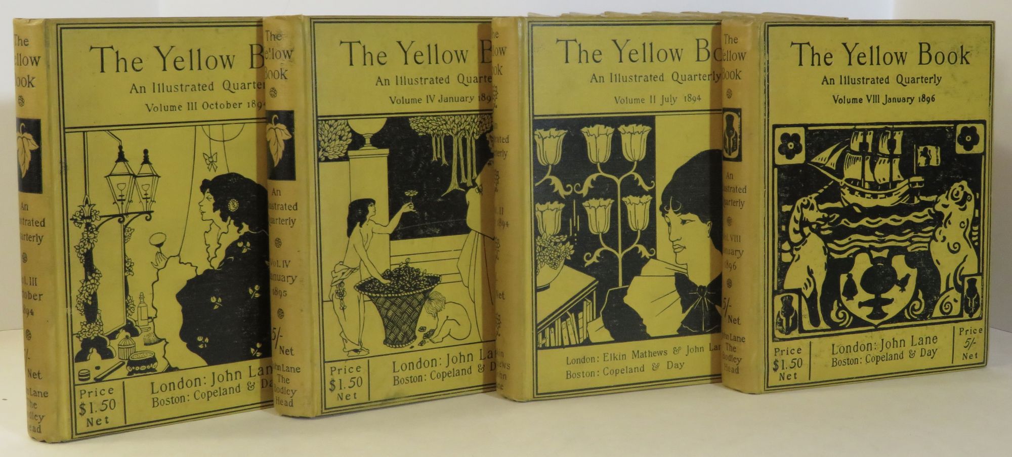 The Yellow Book An illustrated quarterly. Volumes I- XIII [ Complete ...