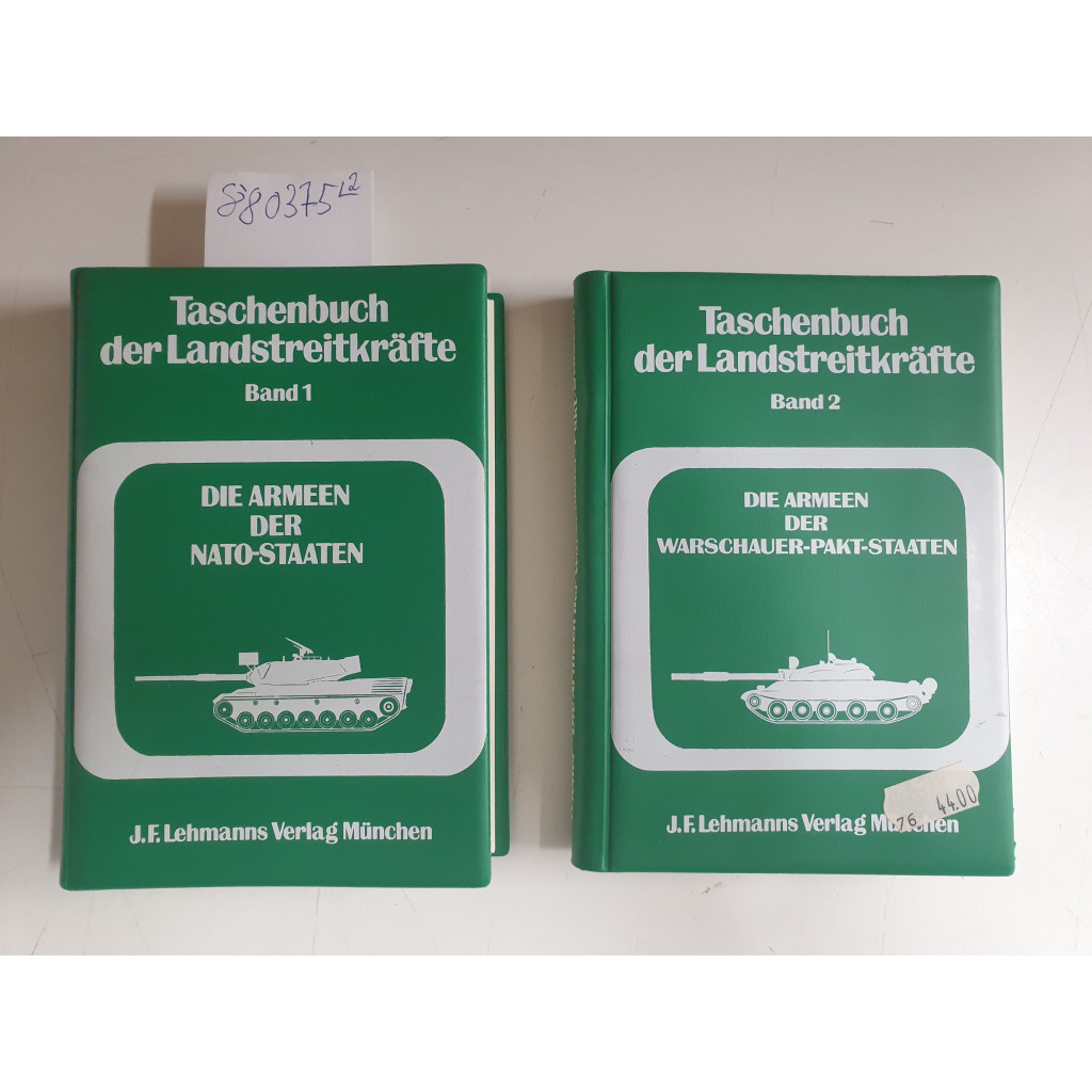 Taschenbuch der Landstreitkräfte. Band 1-2. Band 1. Die Armeen der NATO ...