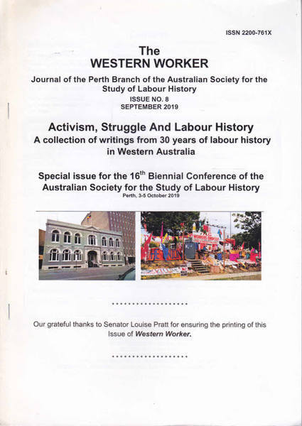The Western Worker: Journal of the Perth Branch of the Australian ...