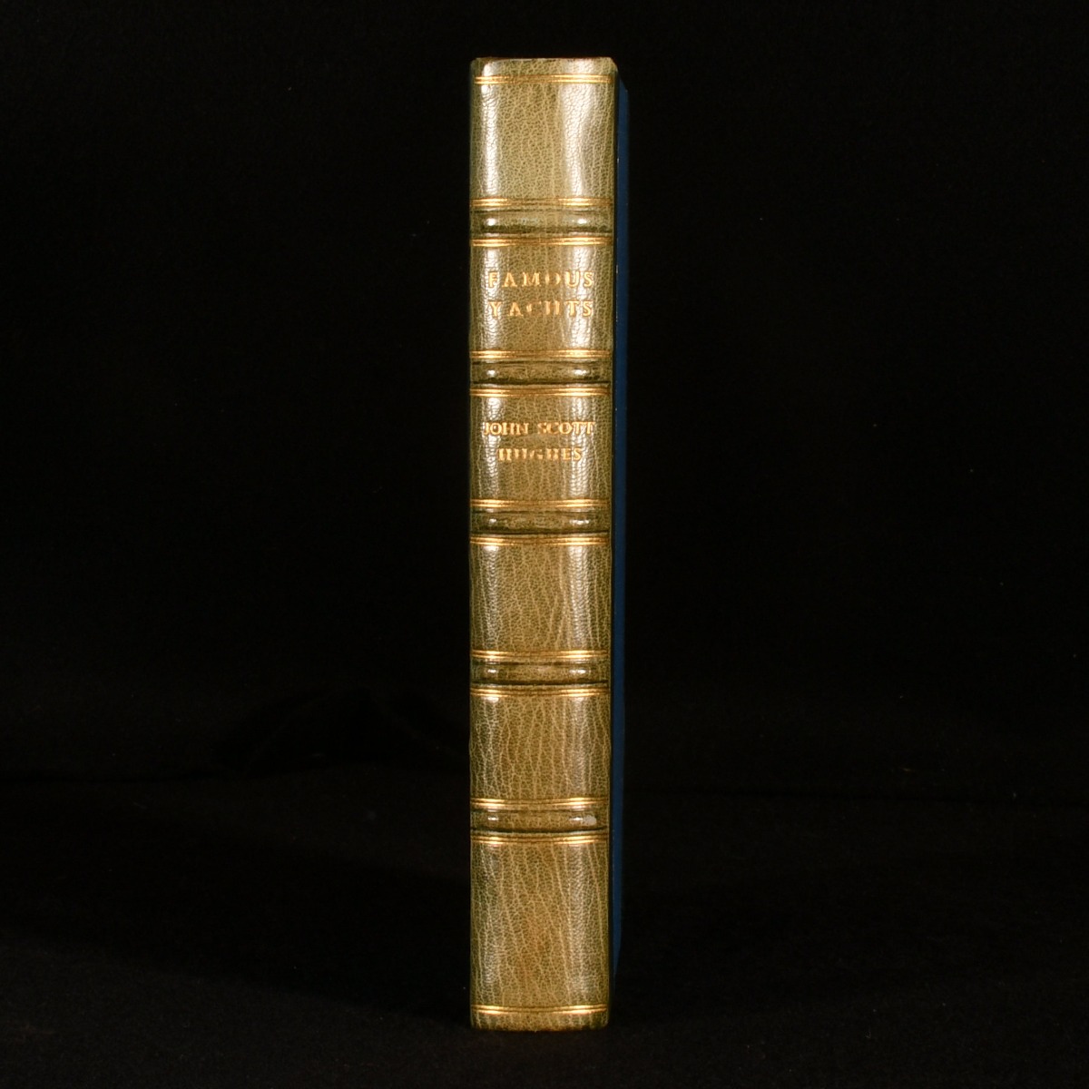 Famous Yachts by John Scott Hughes: Fine Leather (1928) First edition ...