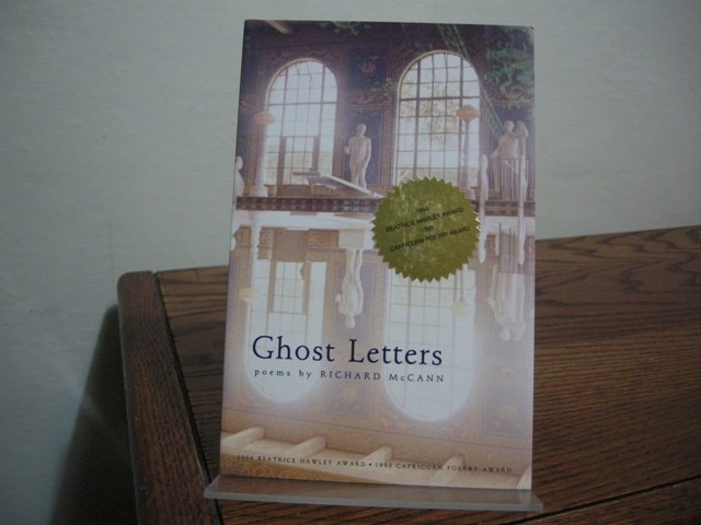 Ghost Letters by McCann, Richard: Very Good Softcover (1995) Signed by ...