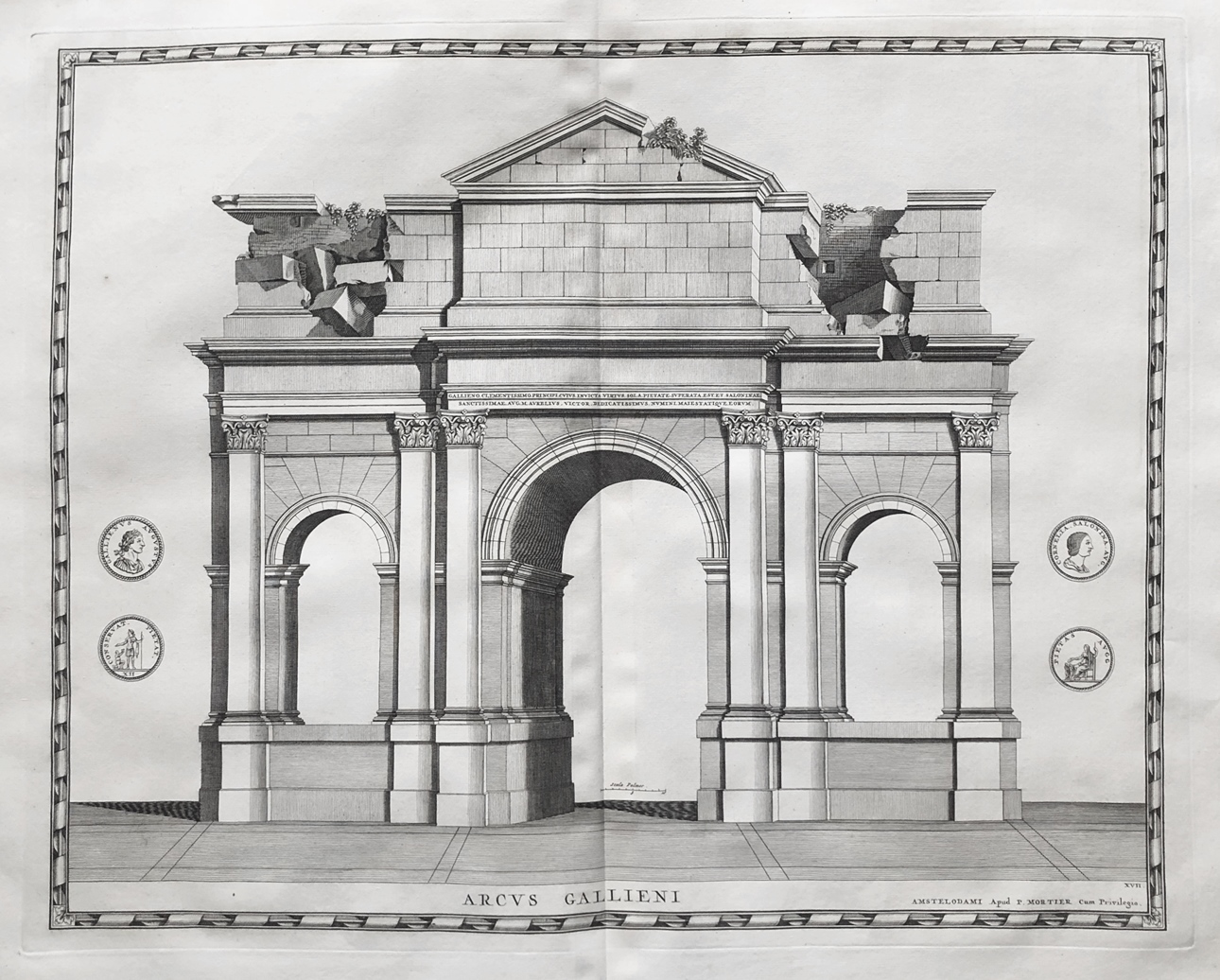 "Arcus Gallieni." - Roma Rome Rom Arco di Gallieno Arcus Arch ...