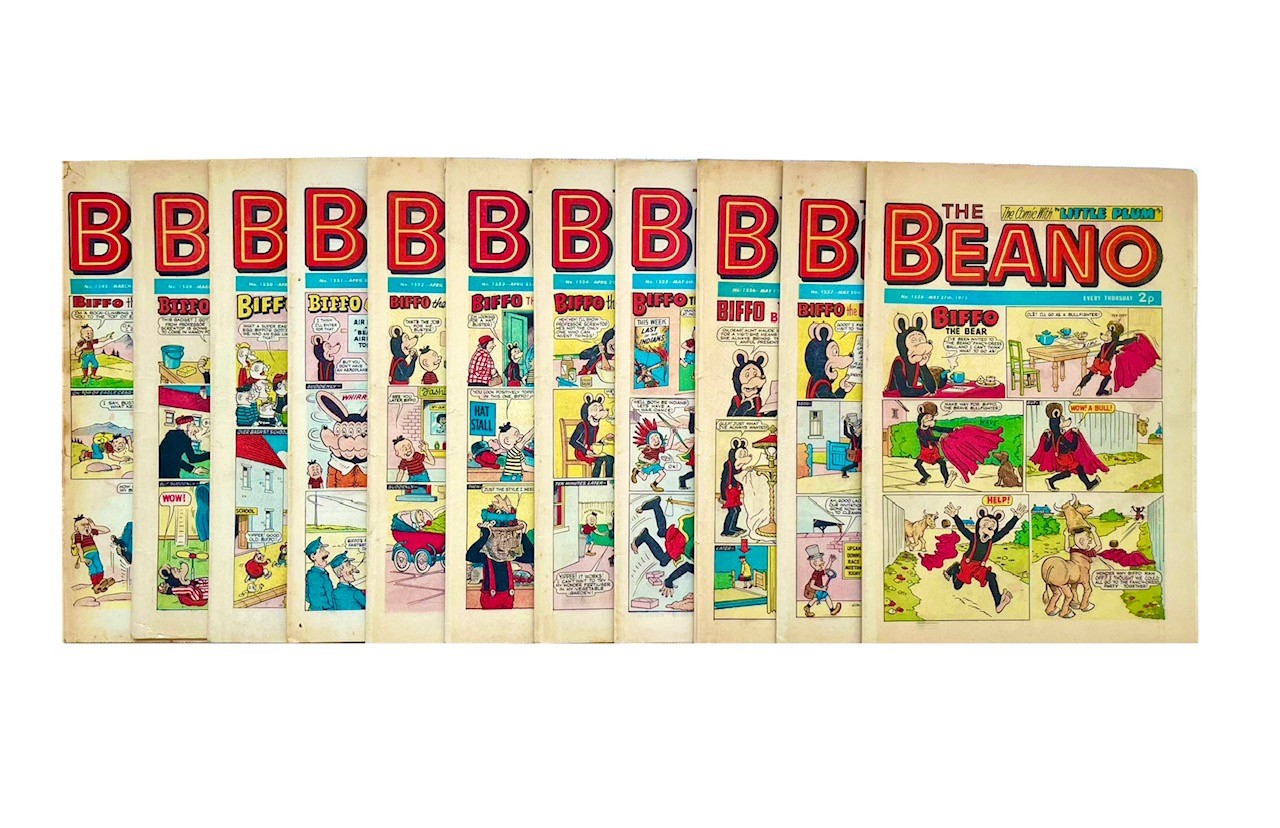 The Beano Comic 1972 Complete Year Issues 1537 - 1589: Very Good+ Soft ...
