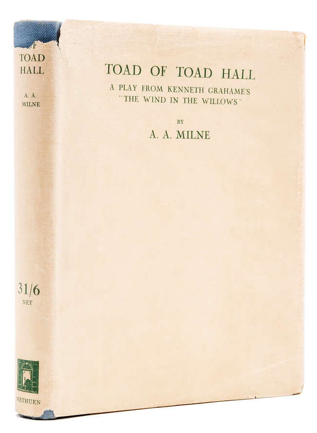 Toad of Toad Hall (limited edition of 200 copies signed by A.A. Milne ...