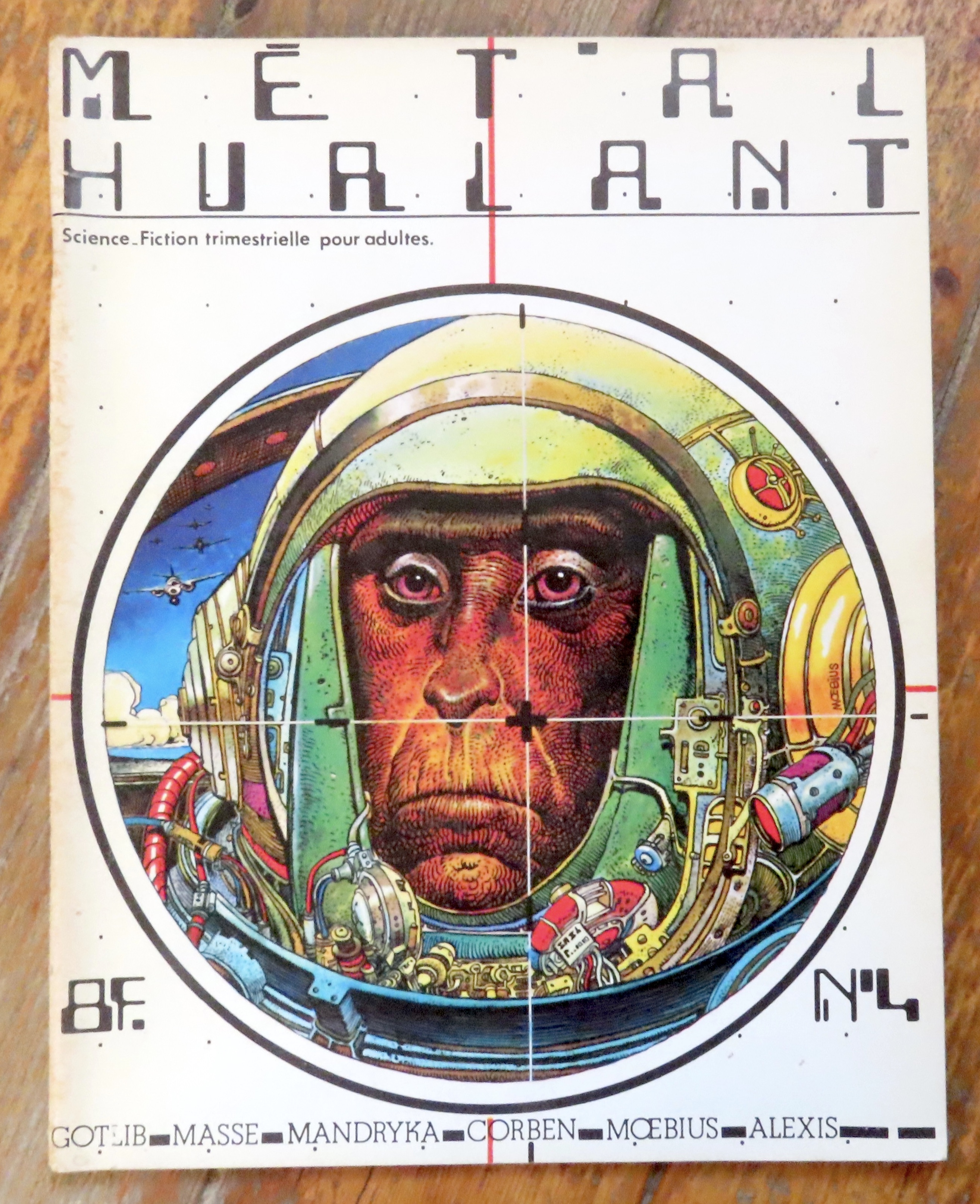 Métal Hurlant numéro 4. by Collectif - Moebius, Alexis, Druillet ...