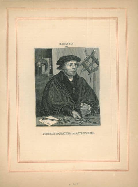 Portrait of Nicholas Kratzer by Anonymous: Good No Binding | The Online ...