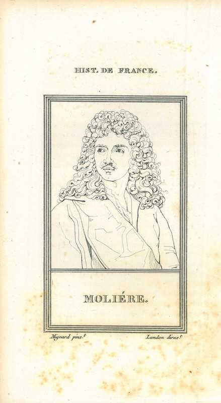 Portrait of Jean-Baptiste Poquelin, Moliere by Charles Paul Landon ...