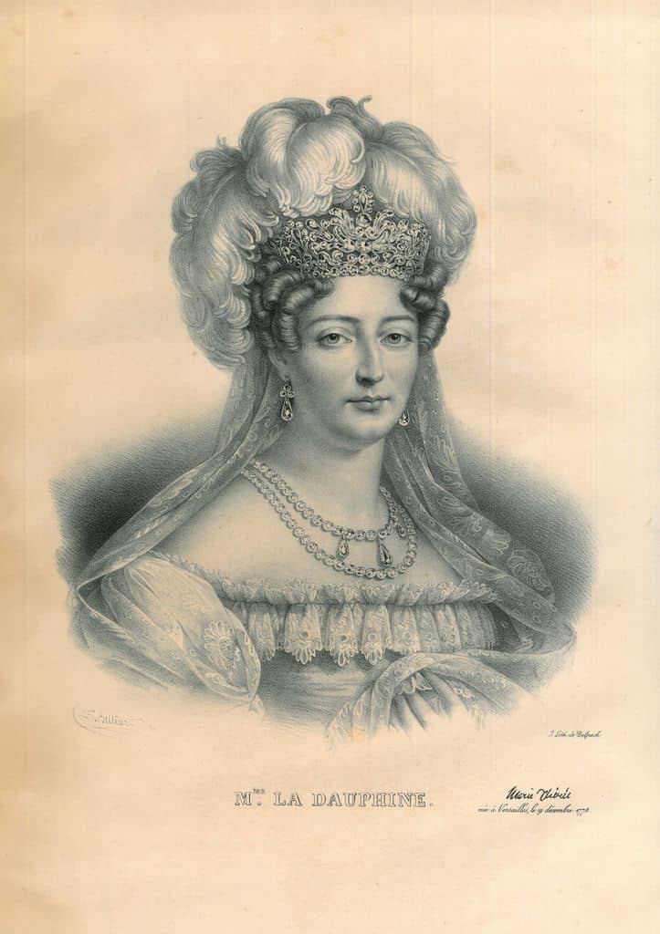 Portrait of Marie-Therese Charlotte of France by Zephirin Felix Jean ...