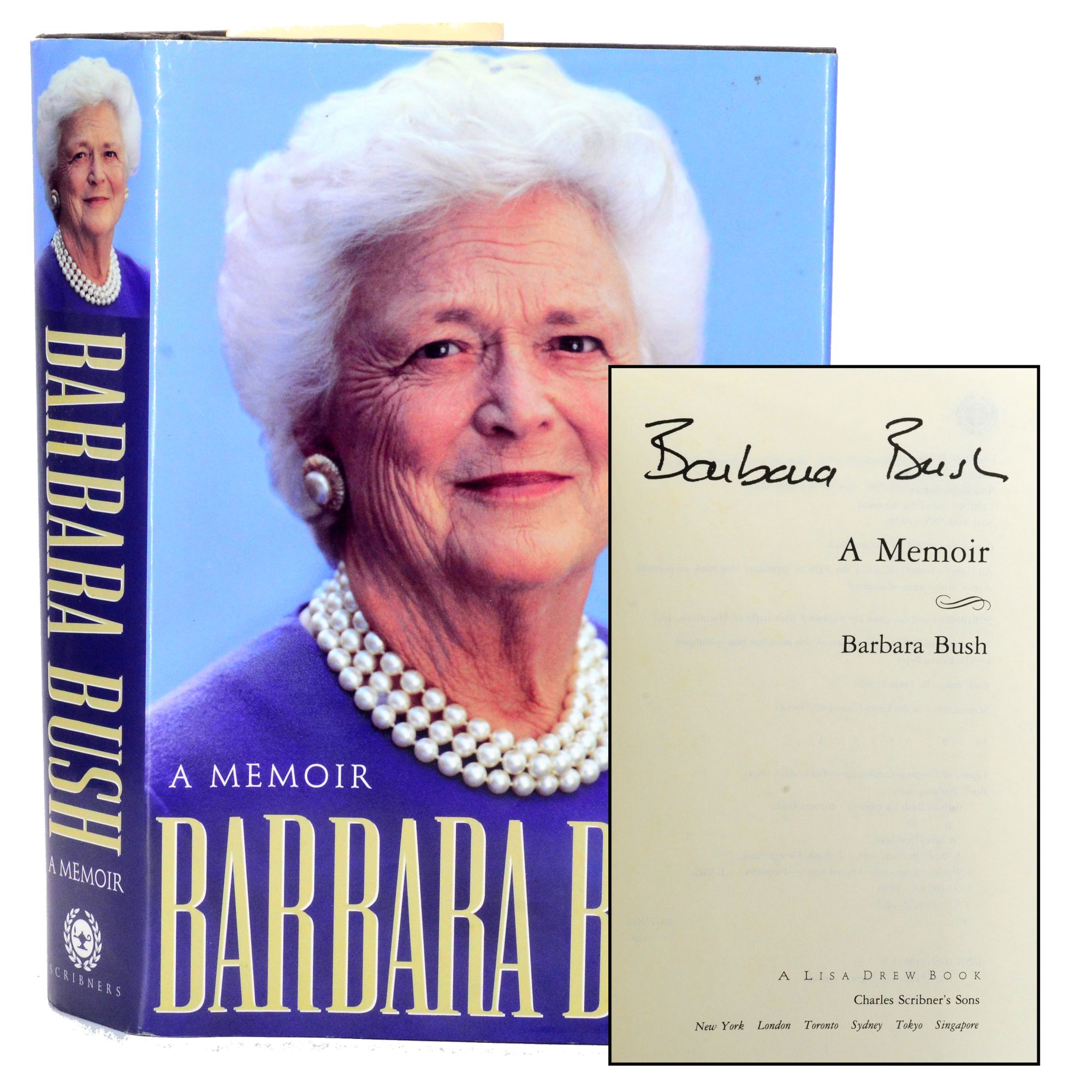 A Memoir by Bush, Barbara: Acceptable Hardcover (1994) First Edition ...