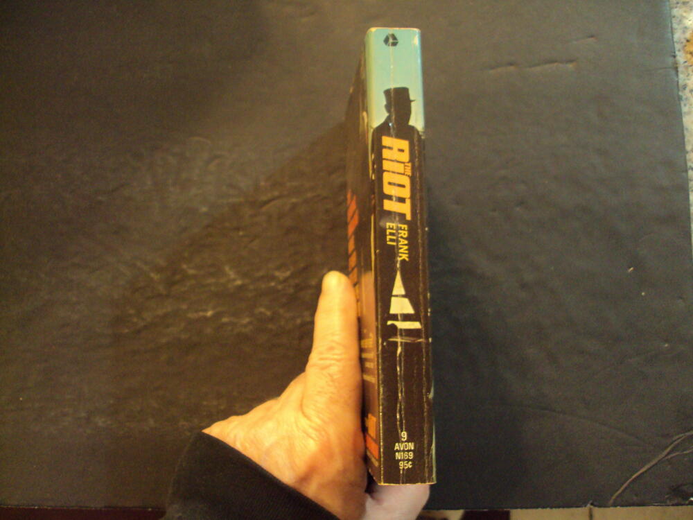 The Riot pb Frank Elli 1st ed 3rd Print 12/68 Avon Books by Frank Elli ...