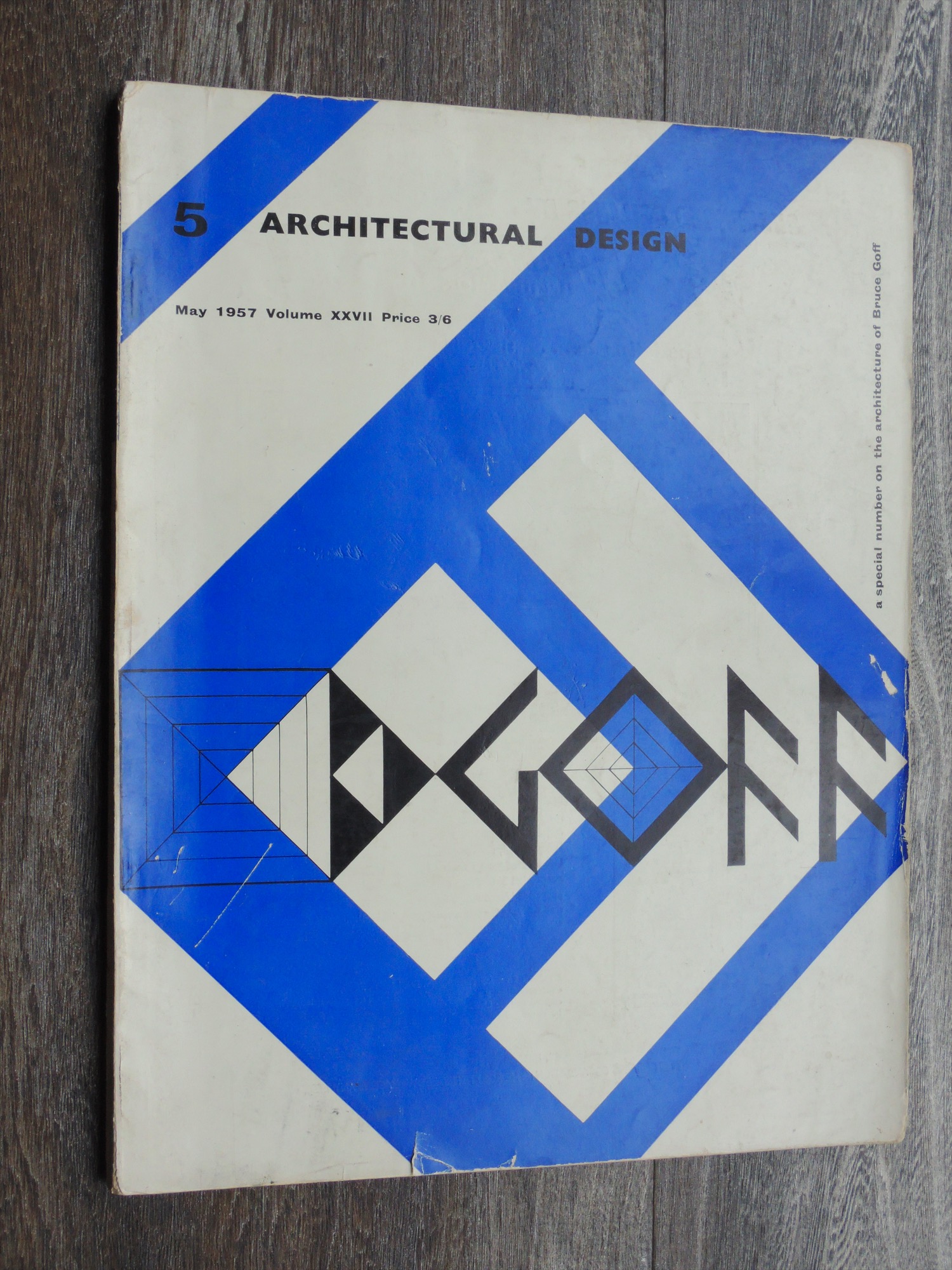 Architectural Design Magazine, May 1957, No: 5, Volume XXVII, by Monica ...