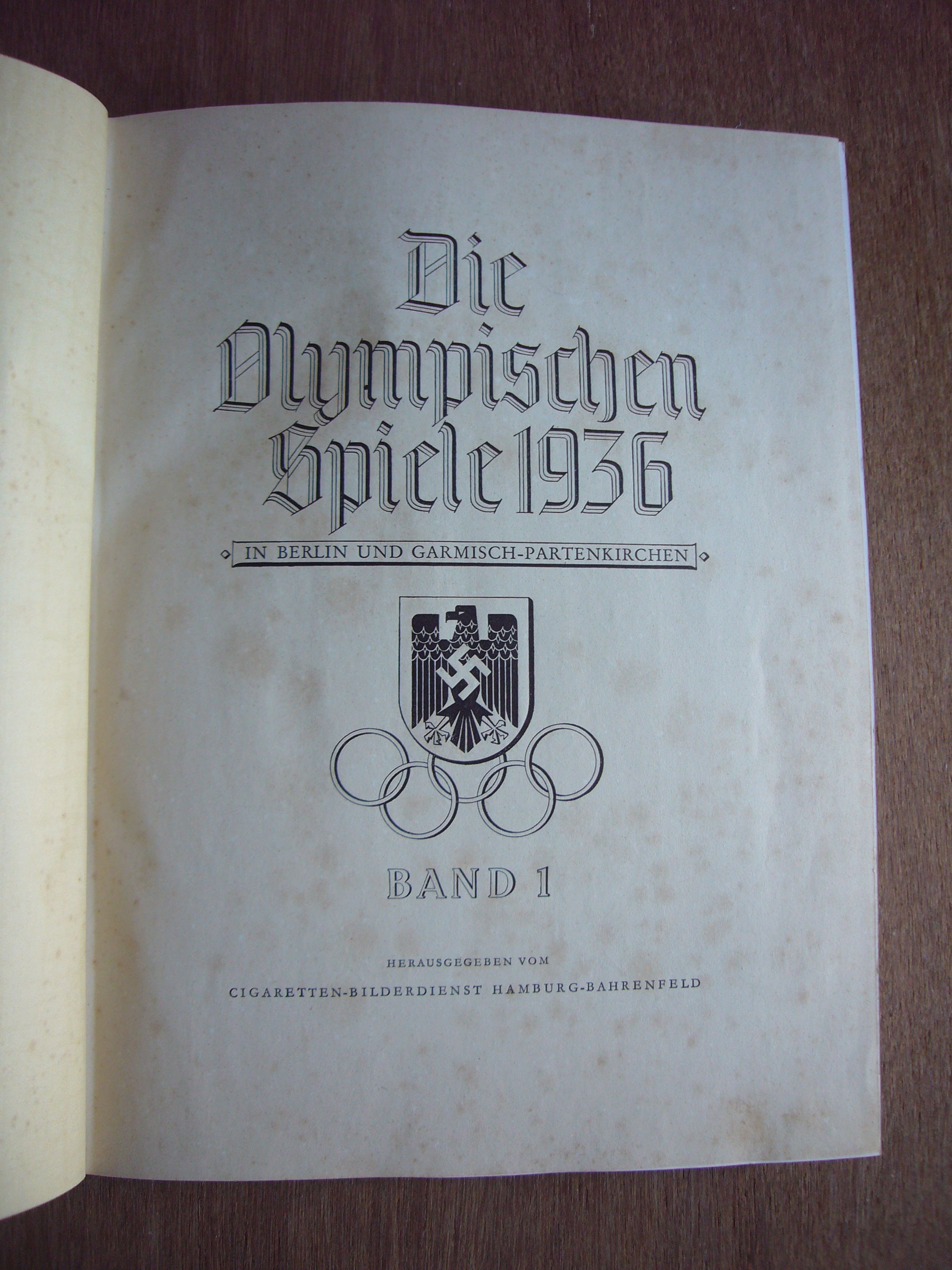Olympia 1936 : Die Olympischen Spiele 1936 Band 1 in Berlin und ...