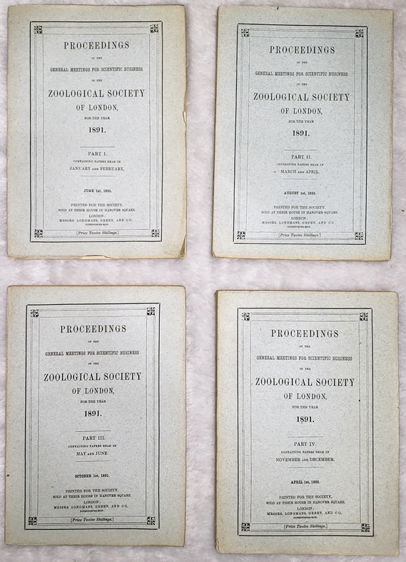 Proceedings of the Scientific Meetings of the Zoological Society of ...