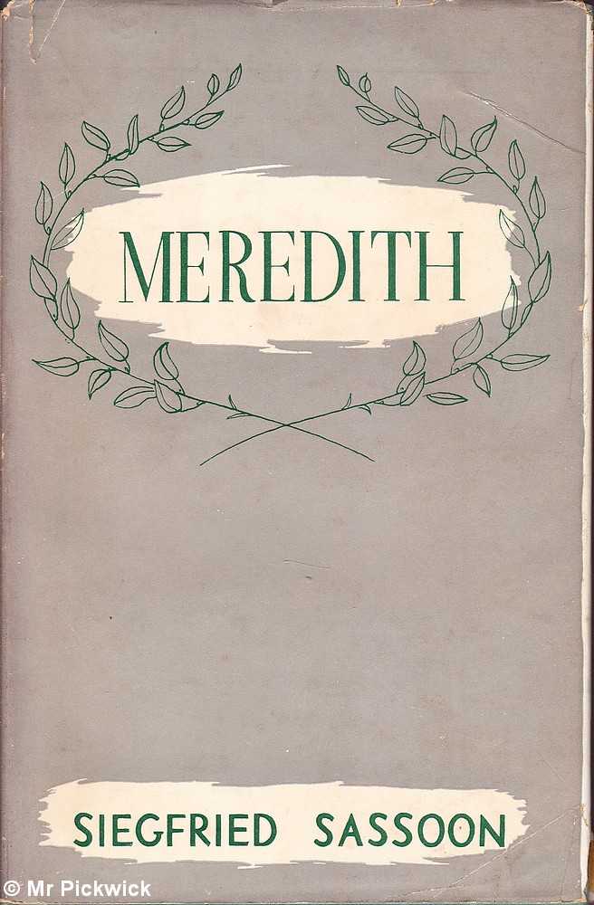 Meredith by Sassoon, Siegfried: Very Good Hardcover (Original Cloth ...