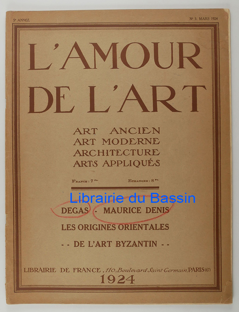 L'Amour de l'Art n°3 Art ancien Art moderne Architecture Arts appliqués ...