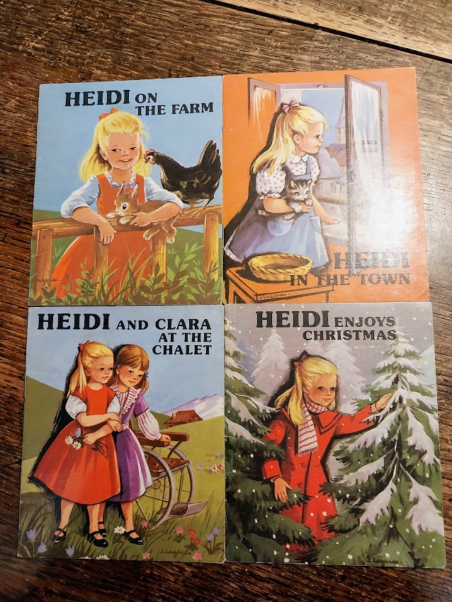 Heidi on the Farm, Heidi In the Town, Heidi and Clara at the Chalet ...