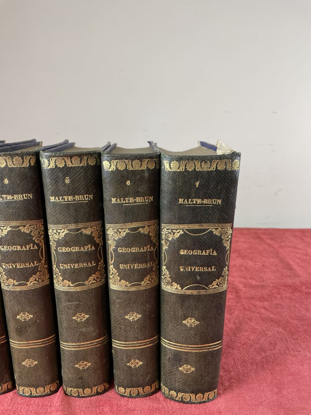 GEOGRAFIA UNIVERSAL. DESCRIPCIÓN PARTES DEL MUNDO.MALTE-BRUN. 7 ...
