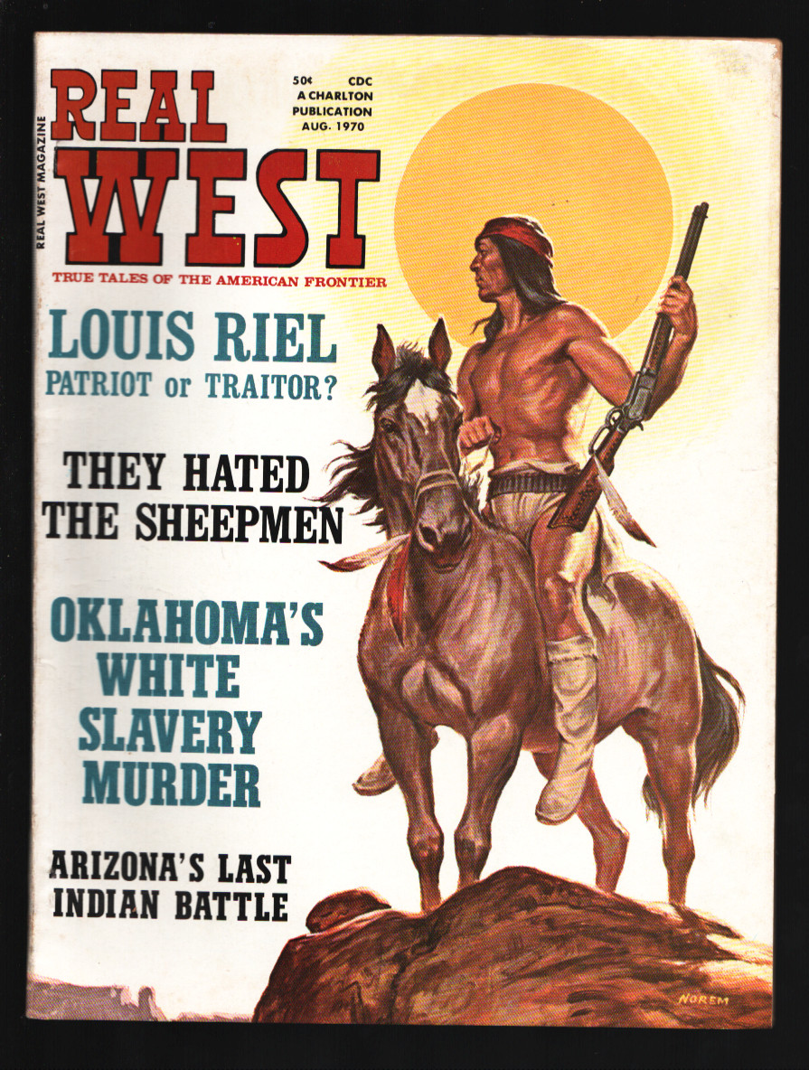 Real West 8/1970-Charlton-Apache Indian cover art by Earl Norem ...