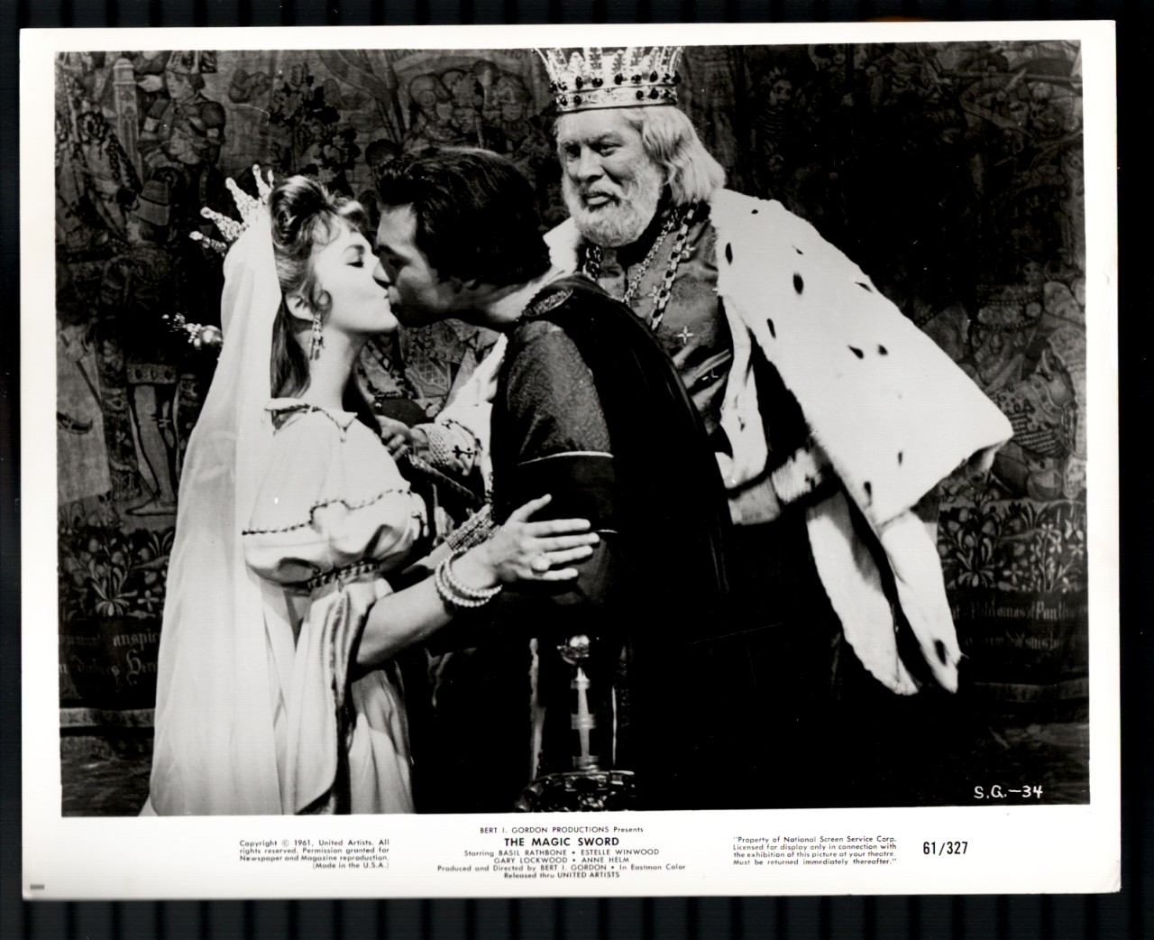 Magic Sword 8x10 Still Gary Lockwood Anne Helm Merritt Stone Fantasy ...