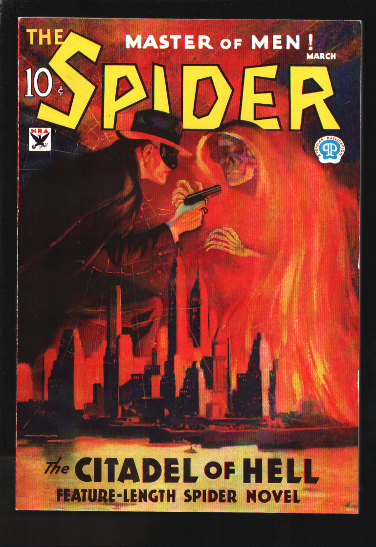 The Spider Pulp Replica 3/1934-Girasol-Reprints 'The Citadel of Hell ...