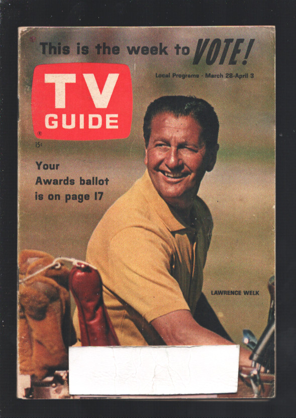 TV Guide 3/28/1964-Great articles, vintage ads-Lawrence Welk photo ...