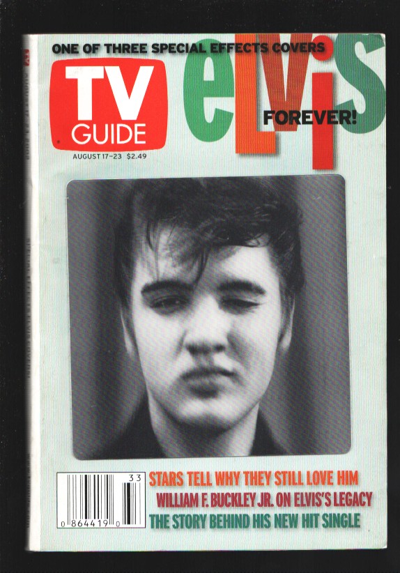 TV Guide 8/17/2002-1 of 3 Elvis special effects covers-Kentucky edition ...