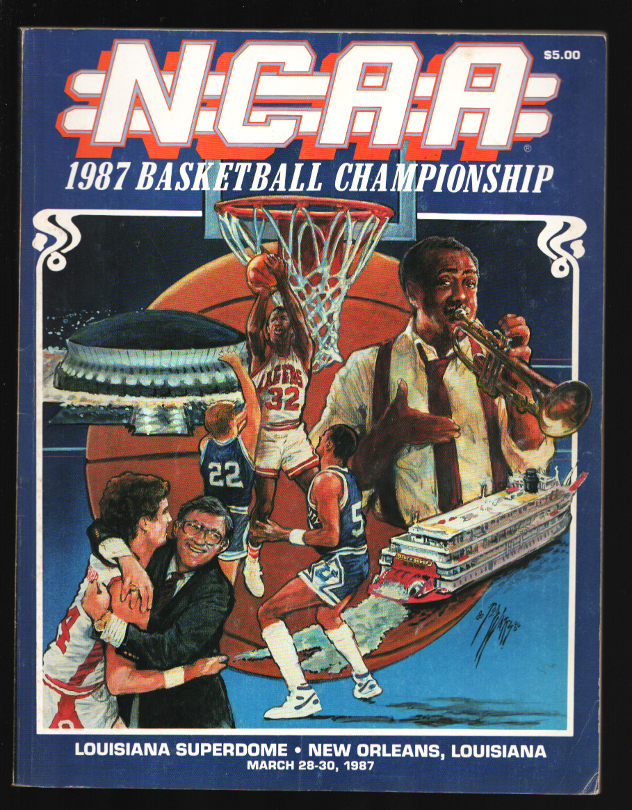 NCAA 1987 Final Four Basketball Championship Program 3/30/1987 ...
