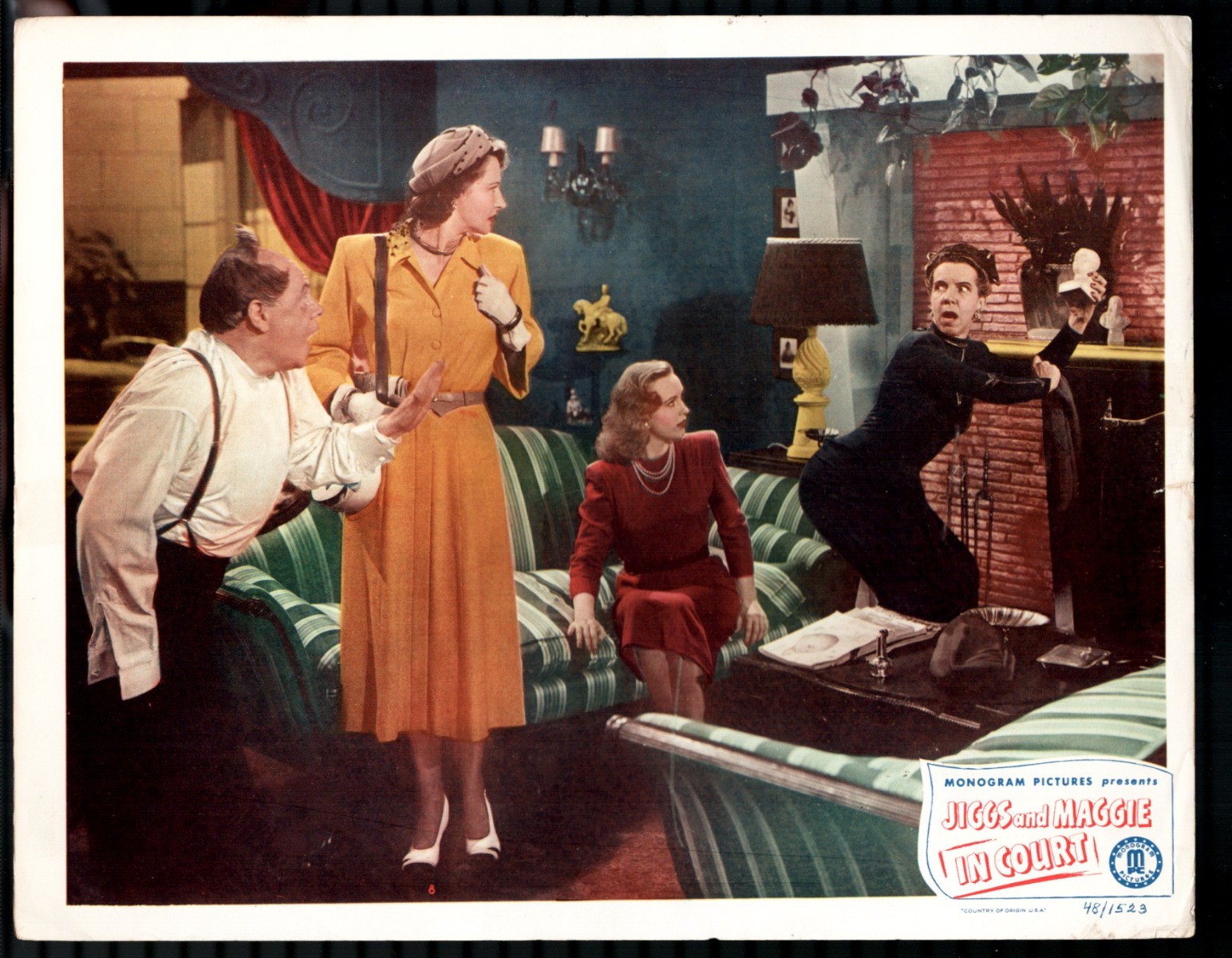 Jiggs and Maggie in Court 11'x14' Lobby Card Joe Yule Renie Riano ...