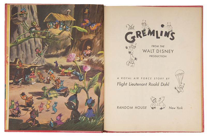 The Gremlins. From the Walt Disney Production. by DAHL, Roald.: (1943 ...