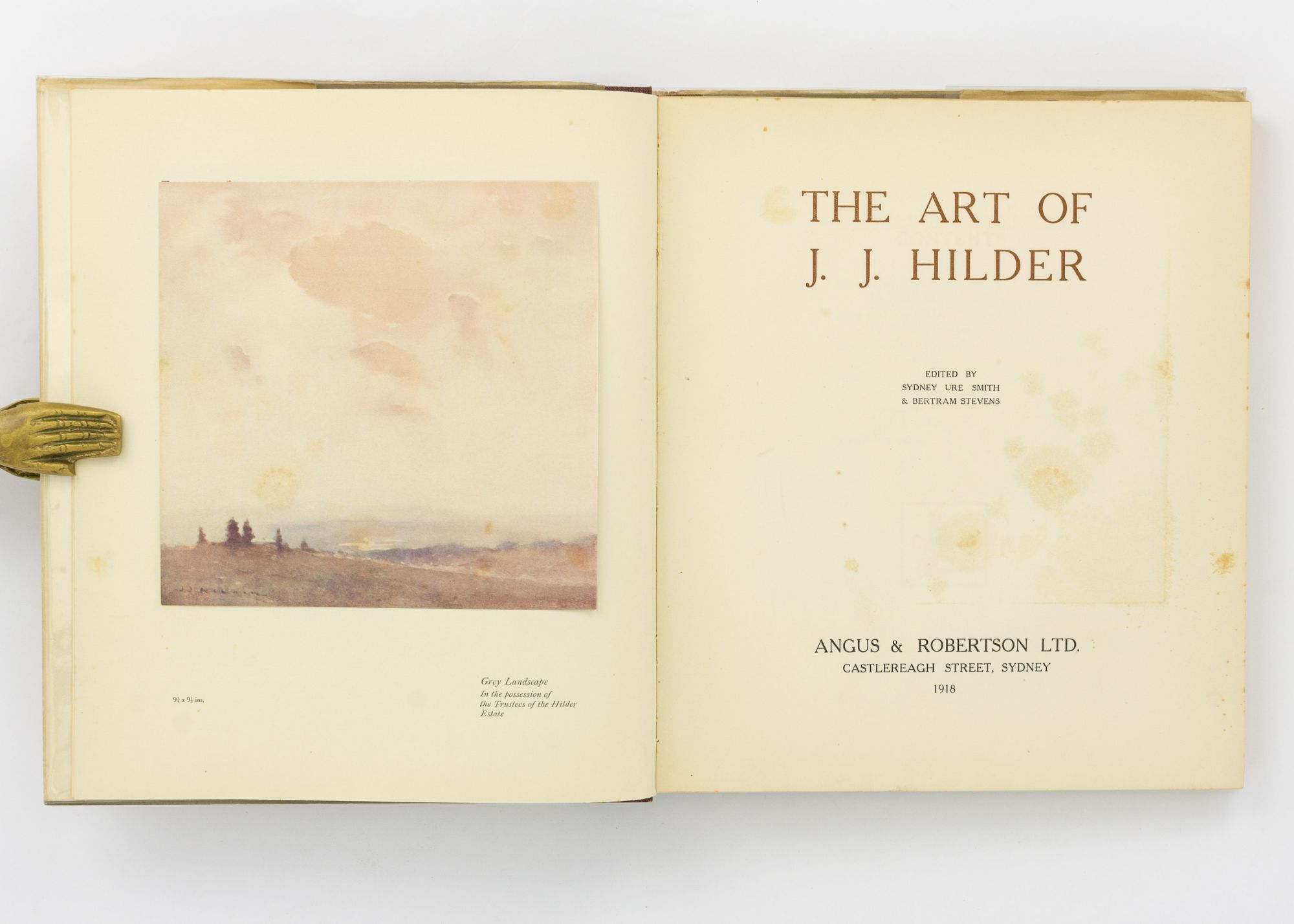 The Art of J.J. Hilder by [HILDER, J.J.] URE SMITH, Sydney and Bertram ...