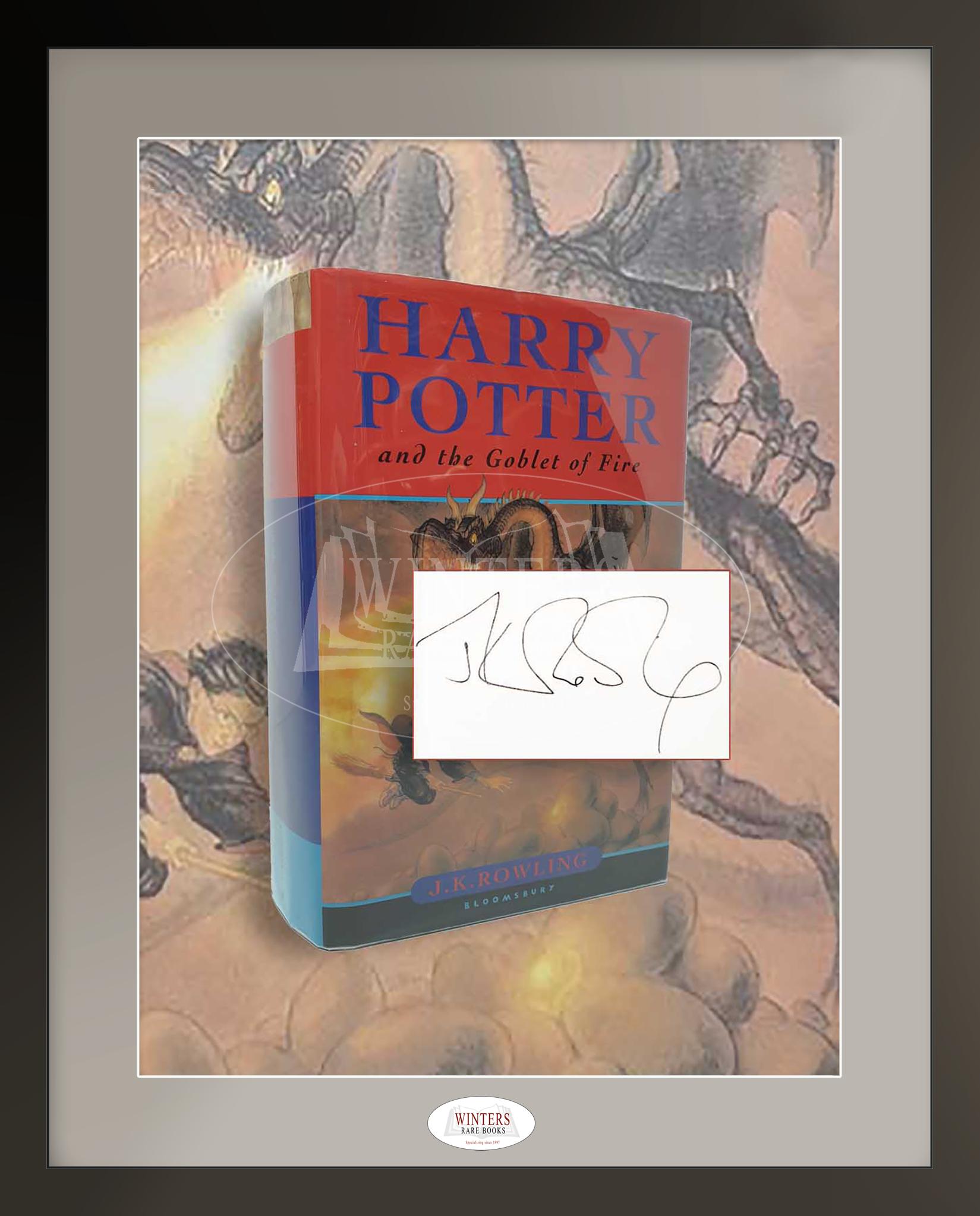 Harry Potter and the Goblet of Fire First edition, First OMNIA printing ...