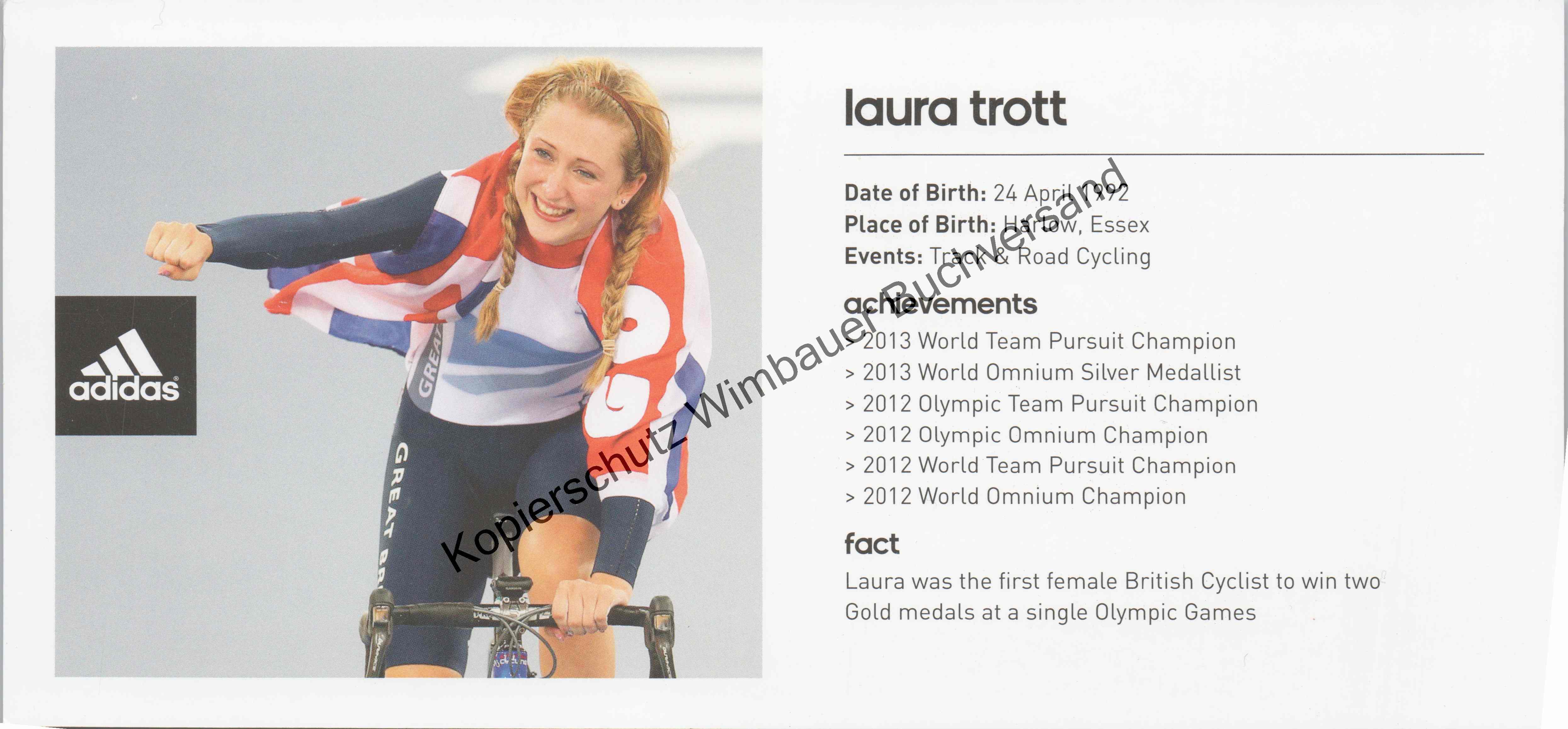 Original Autogramm Laura Trott /// Autograph signiert signed signee by ...