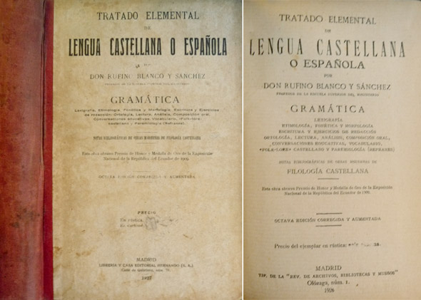 Tratado Elemental de Lengua Castellana ó Española. Gramática ...