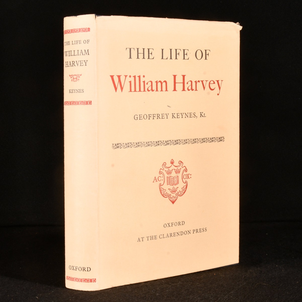 The Life of William Harvey von Geoffrey Keynes: Fine Cloth (1978 ...