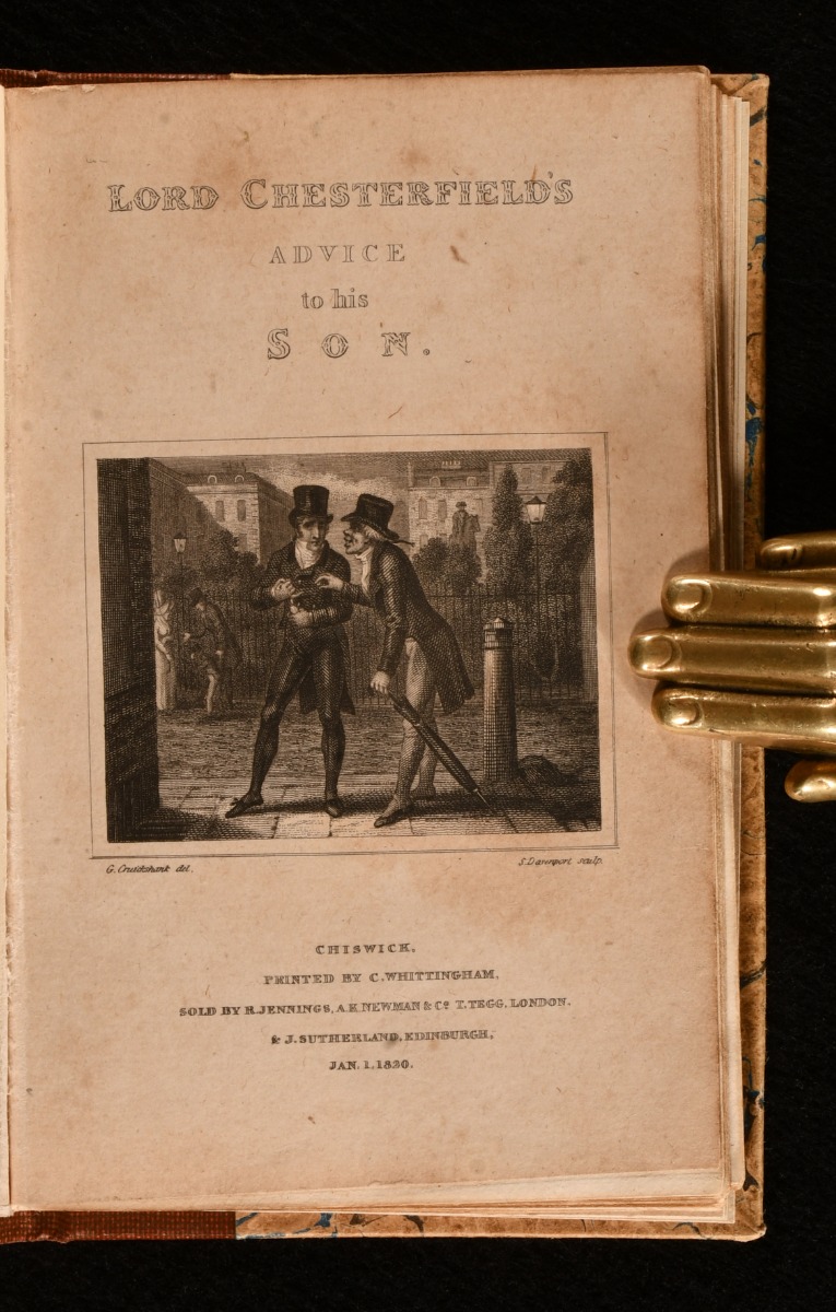 Lord Chesterfield's Advice to His Son, on Men & Manners; In which the ...