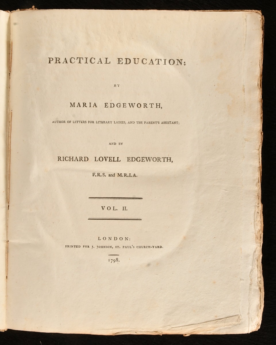 Practical Education by Maria Edgeworth; Richard Lovell Edgeworth: Good ...