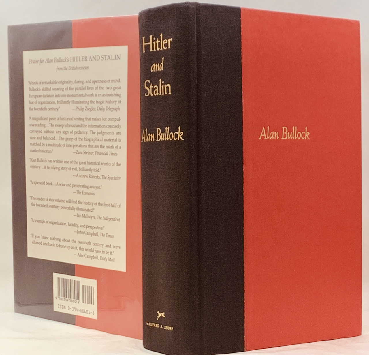 Hitler and Stalin: Parallel Lives by Alan Bullock: Near Fine Hardcover ...