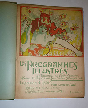 Les Programmes Illustres des Theatres et des Cafes-Concerts, Menus ...