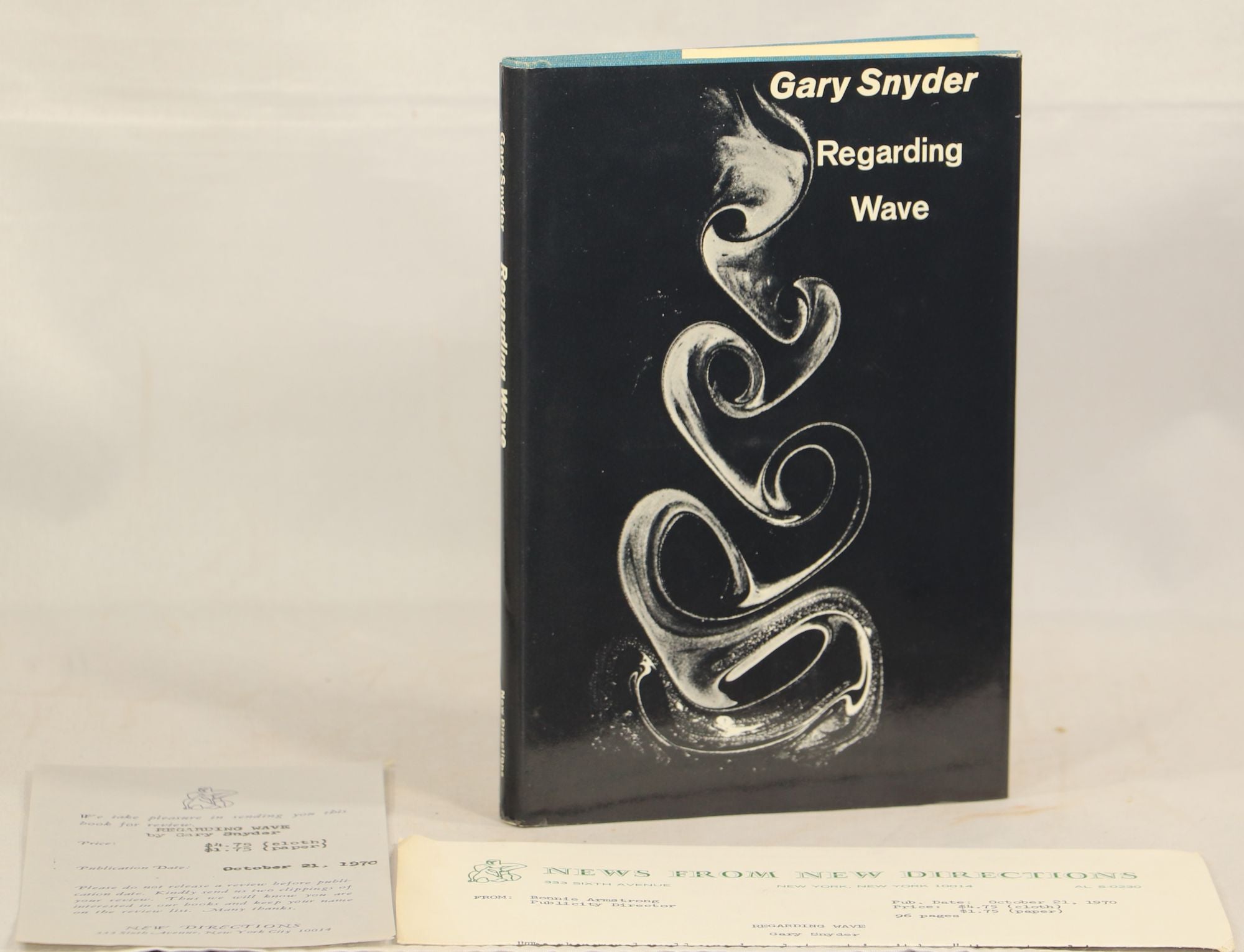 Regarding Wave by Snyder, Gary: Near Fine Hardcover (1970) First trade ...