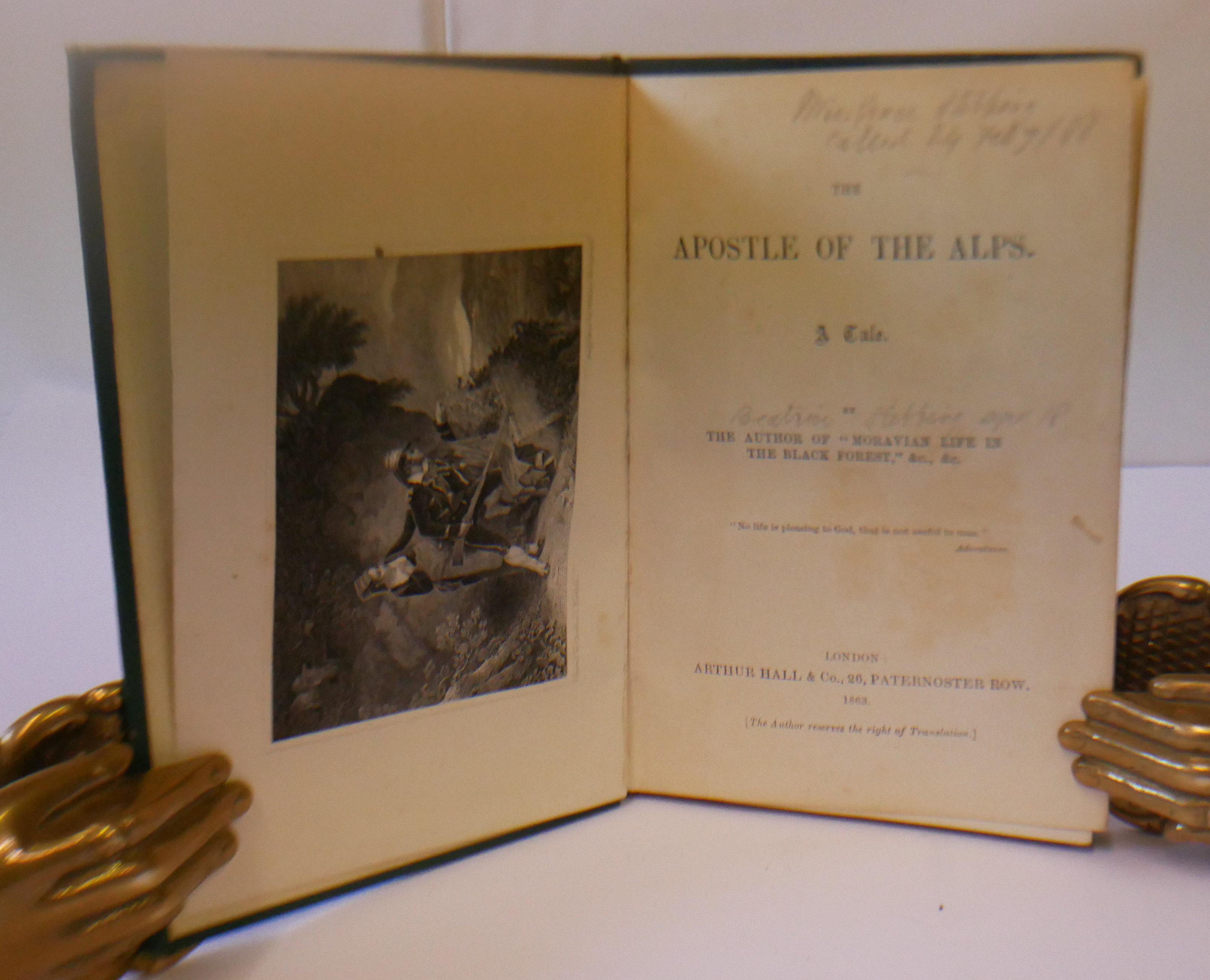 The apostle of the Alps : a tale / by the author of "Moravian life in ...