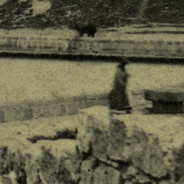 Palestine Hebron Panorama Pool of David Old Stereo photo Francis Frith ...