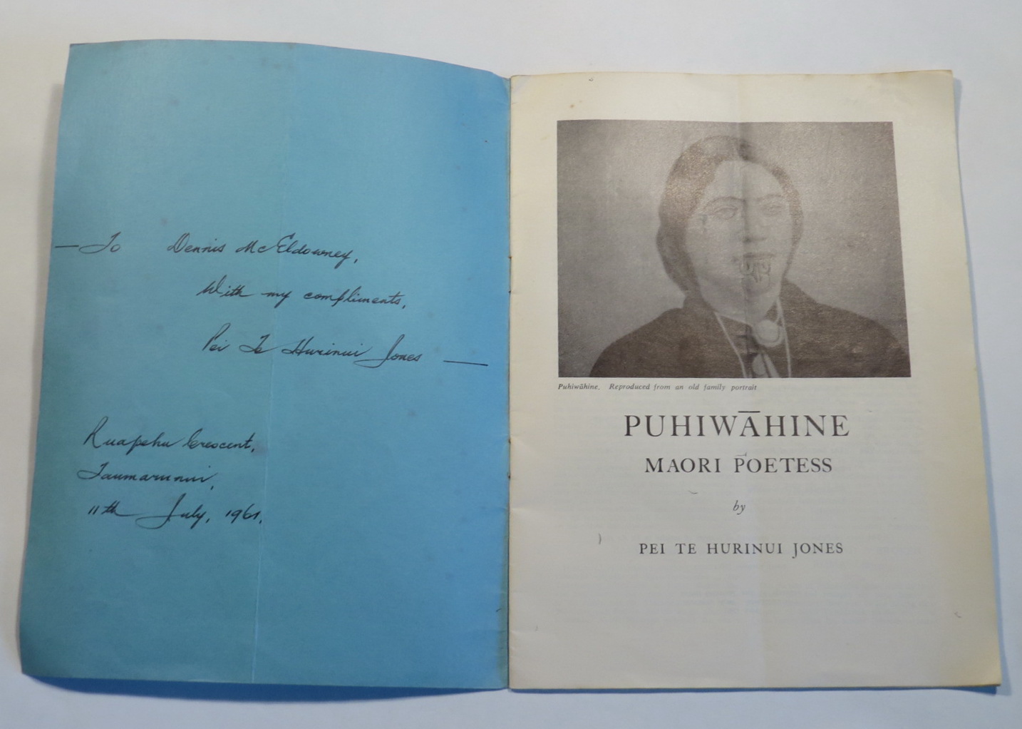 Puhiwahine - Maori Poetess by Jones, Pei Te Hurinui: Good+ Softcover ...
