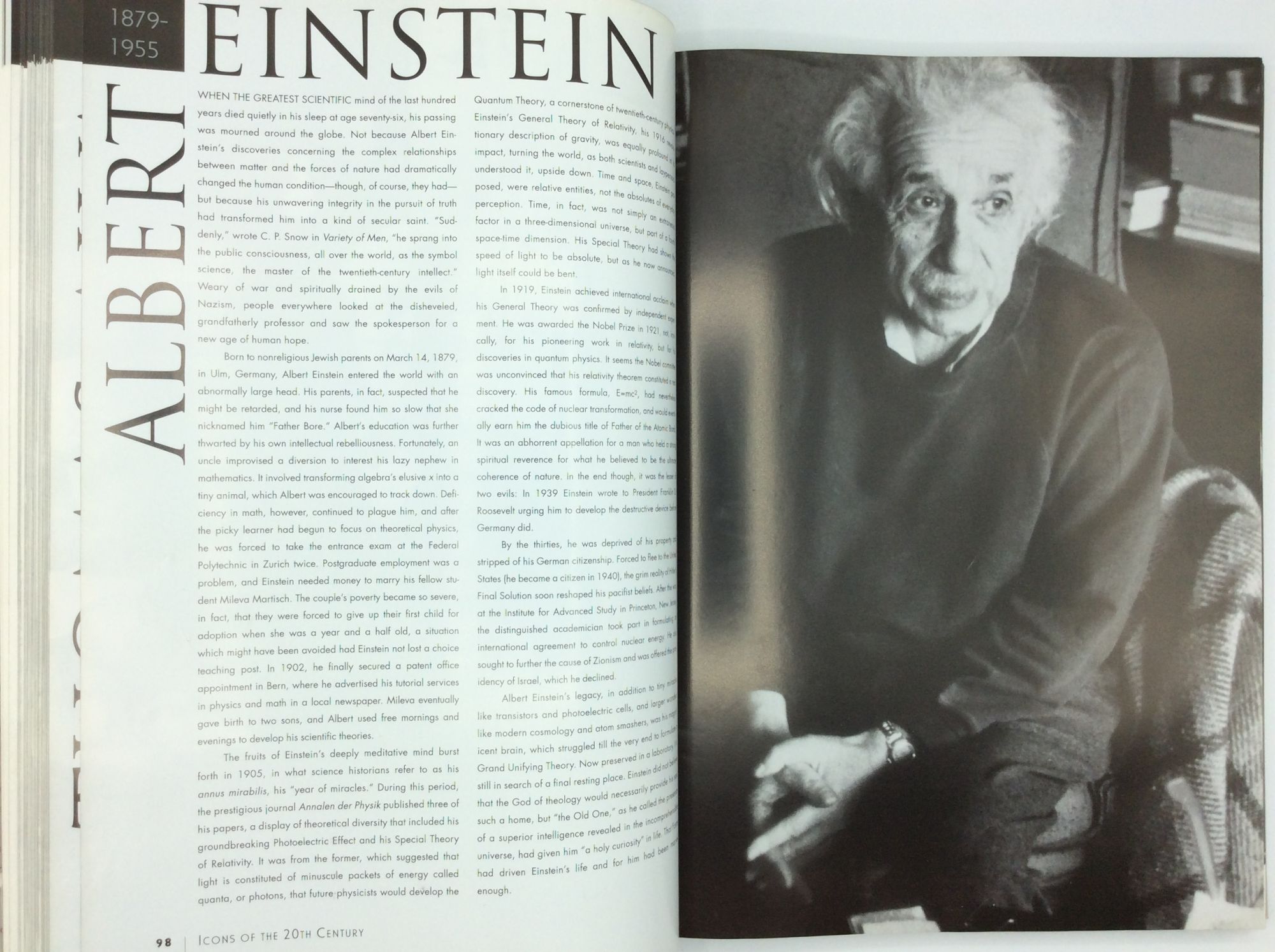 ICONS OF THE 20TH CENTURY: 200 Men and Women Who Have Made a Difference ...